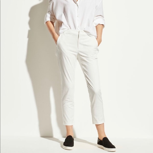 Vince | Pants & Jumpsuits | Vince Coin Pocket Chino In White Size 2 ...